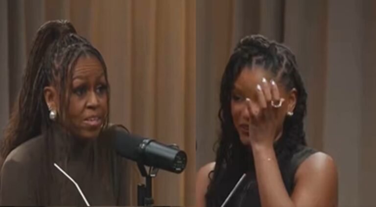 Michelle Obama's encouragement makes Halle Bailey cry